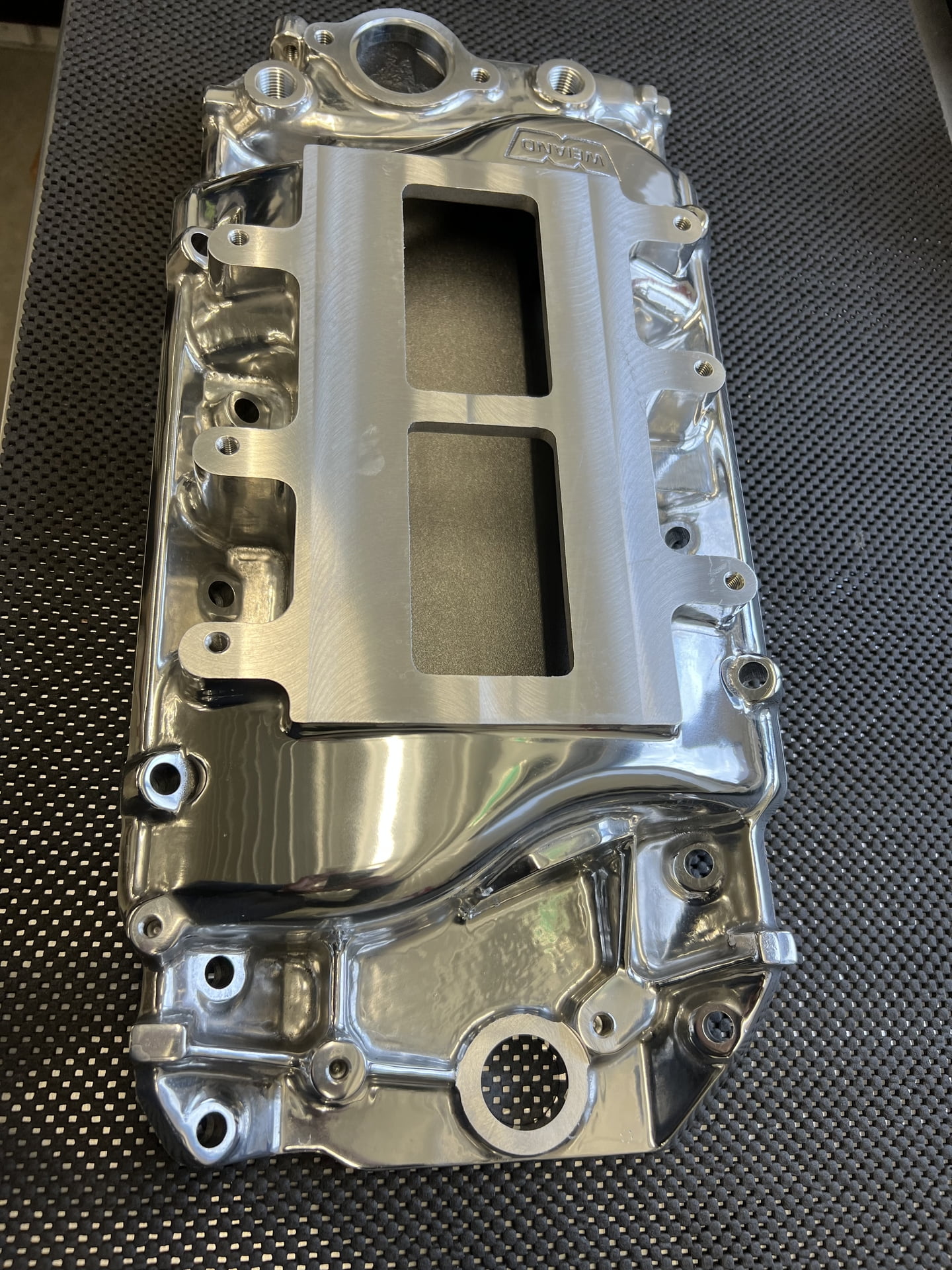 Big Block Chevy Weiand 6121 Polished Blower Manifold 177 Oval Port ...