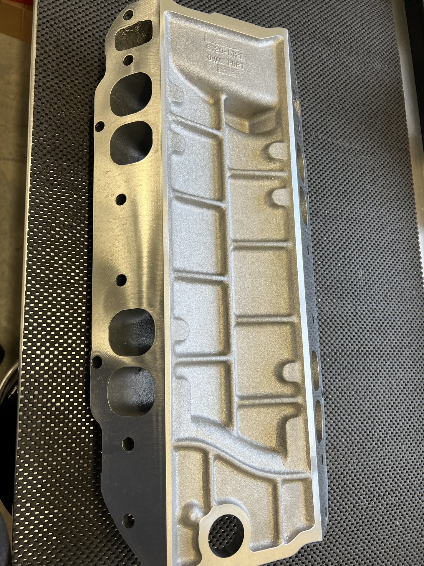 Big Block Chevy Weiand 6121 Polished Blower Manifold 177 Oval Port ...