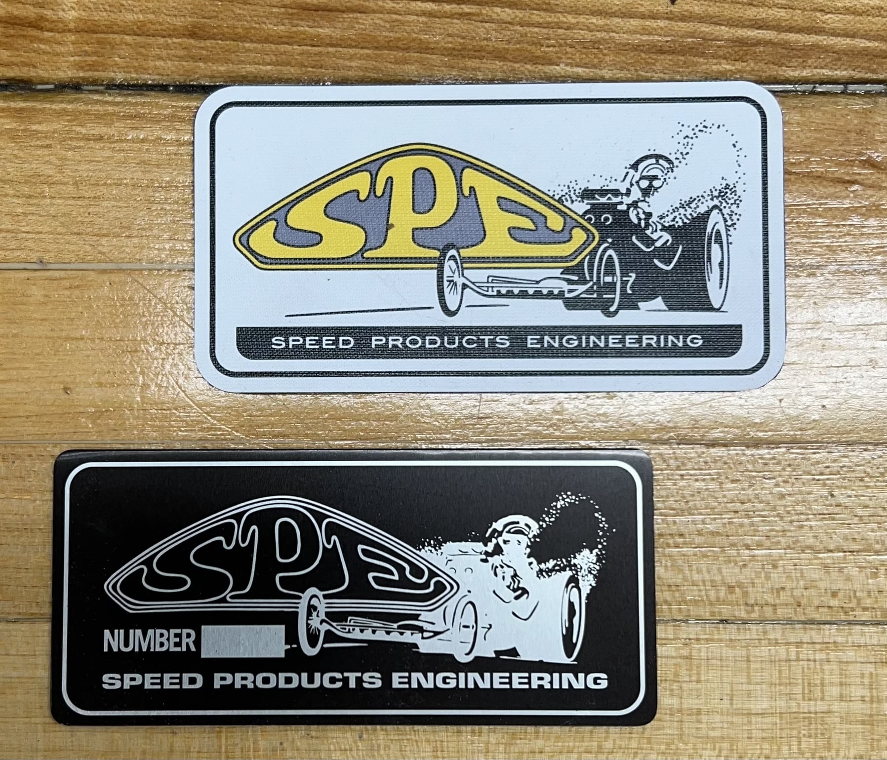 SPE Chassis Tag - JR1 Racing Oil