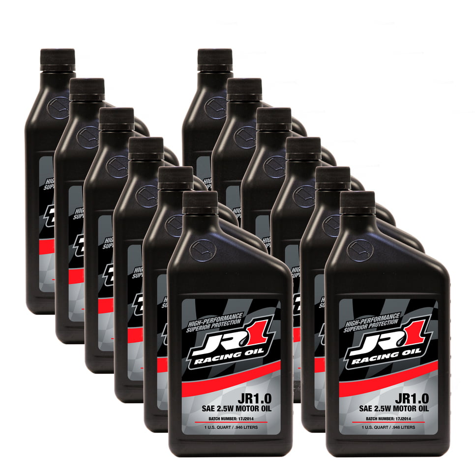 JR1.0 2.5w Full Synthetic Racing Oil 12quart case - JR1 Racing Oil